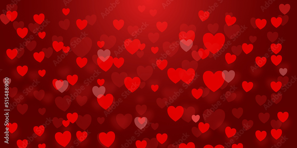 red hearts background Stock Illustration | Adobe Stock