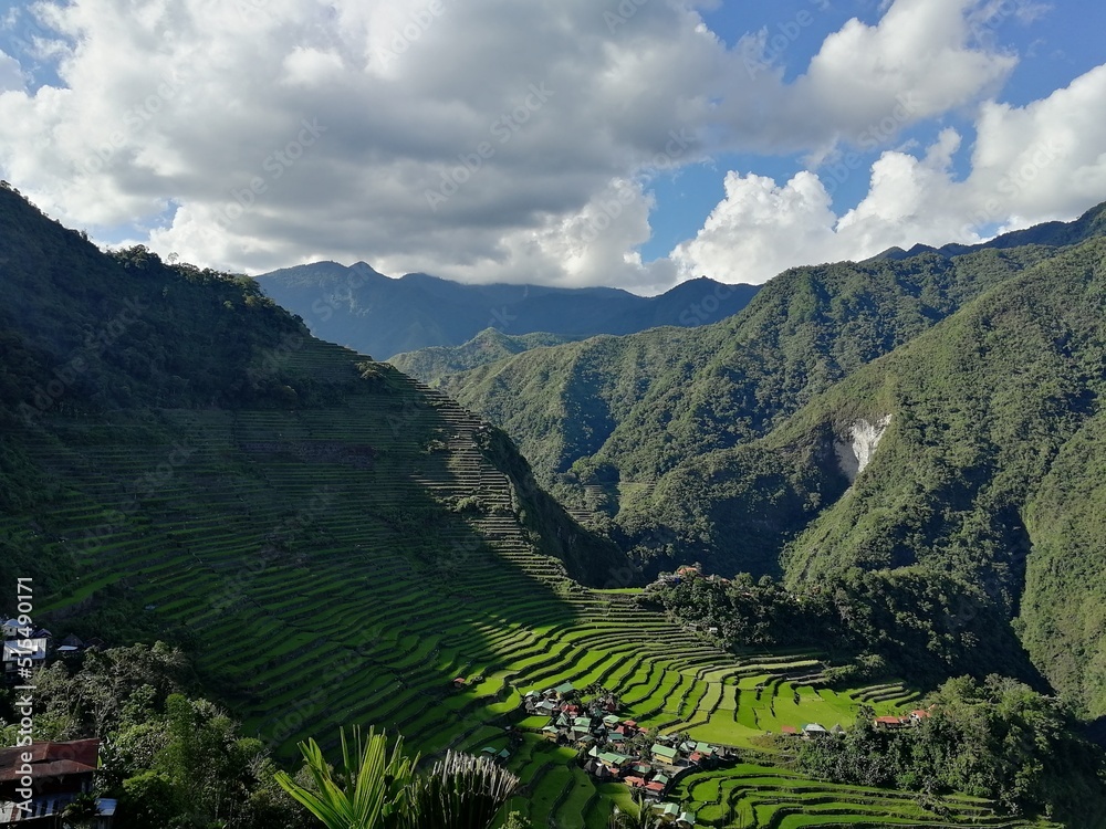 Rice Terraces of the Philippine Cordilleras, rice fields in Banaue ...