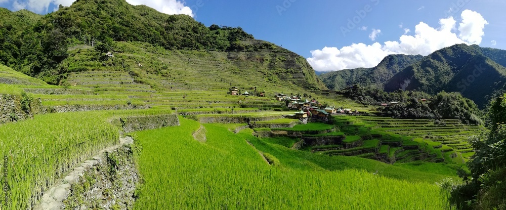 Rice Terraces of the Philippine Cordilleras, rice fields in Banaue ...