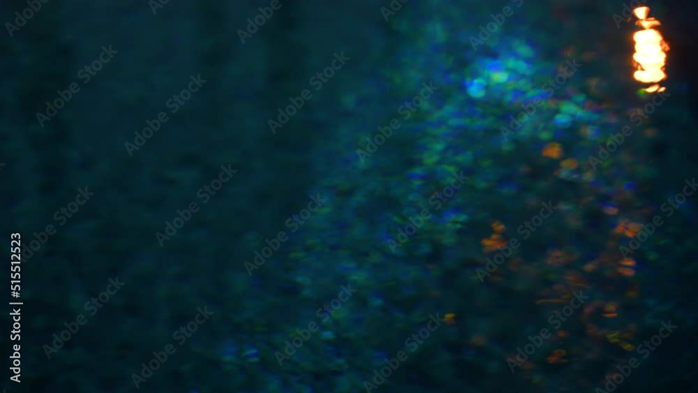 Tropical natural shadow overlay dark blue 4k stock video background ...