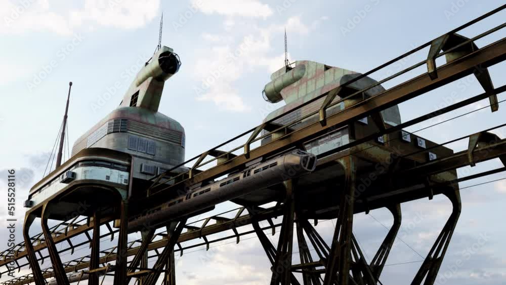Steampunk Subway Station II, Animation.Full HD 1920×1080. 08 Second ...