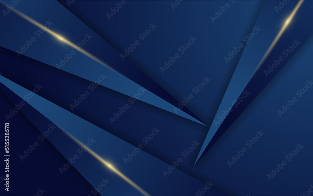 Modern navy blue with triangle shape background Stock Vector | Adobe Stock