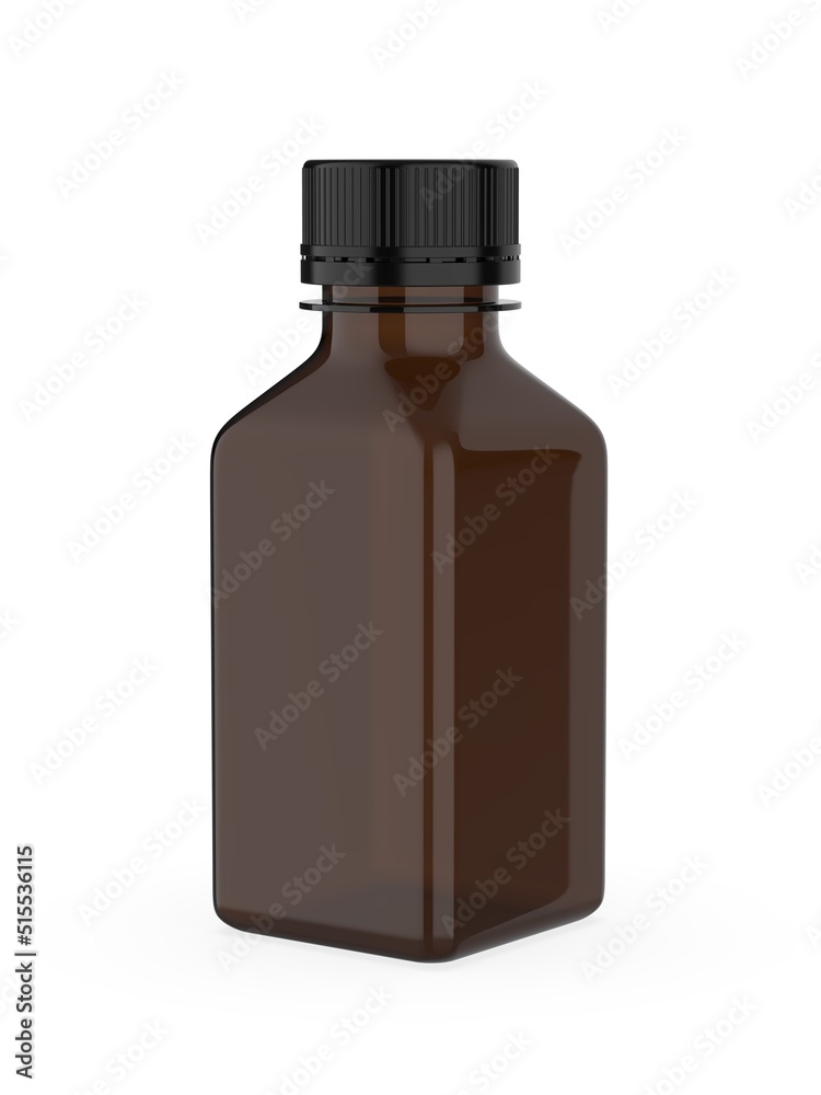 Blank screw cap bottle template, 3d render illustration. Stock ... Blank screw cap bottle template, 3d render illustration. Stock ...