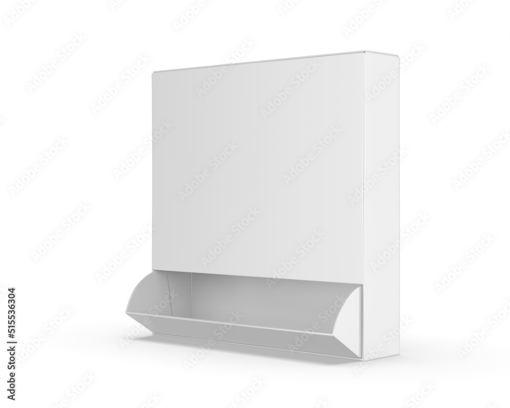 Blank Retail Display Floor Stand Paper Cardboard Paper Counter Top Box ...