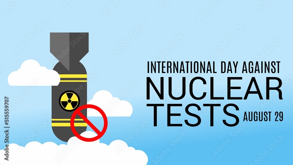 nuclear bomb illustration. suitable for international day against ...