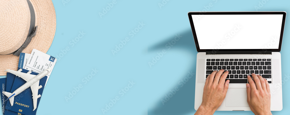 Computer Laptop Research Working Desk Concept Stock Photo | Adobe Stock