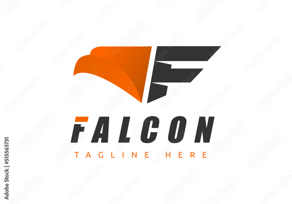 Falcon logo, suitable for freight forwarding companies, and others ...