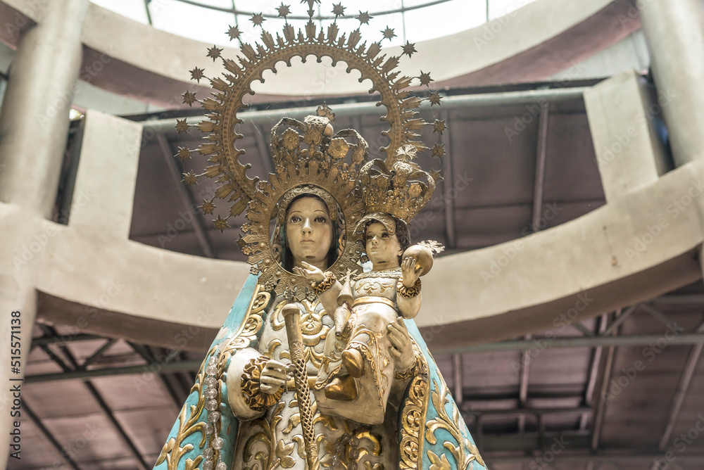 Manaoag, Pangasinan, Philippines - A larger statue of Our Lady of ...