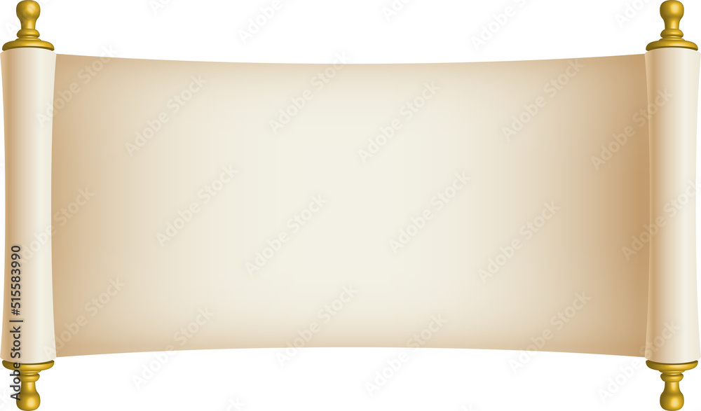 Paper scroll clipart design illustration Stock Illustration | Adobe Stock