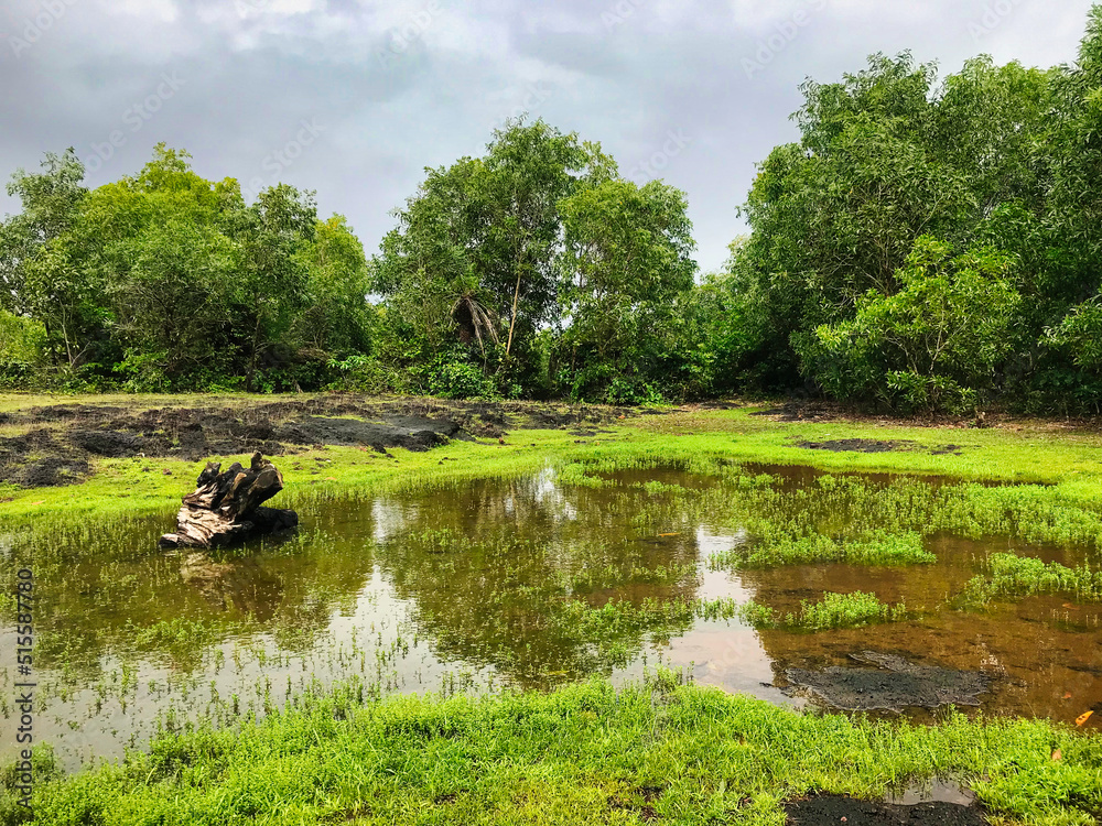 Om Beach is shaped as two semi crescents joined together forming the ...