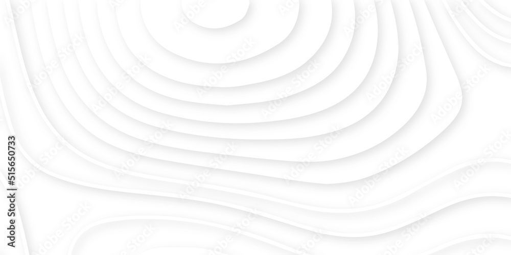 White paper cut white background. Abstract realistic papercut ...