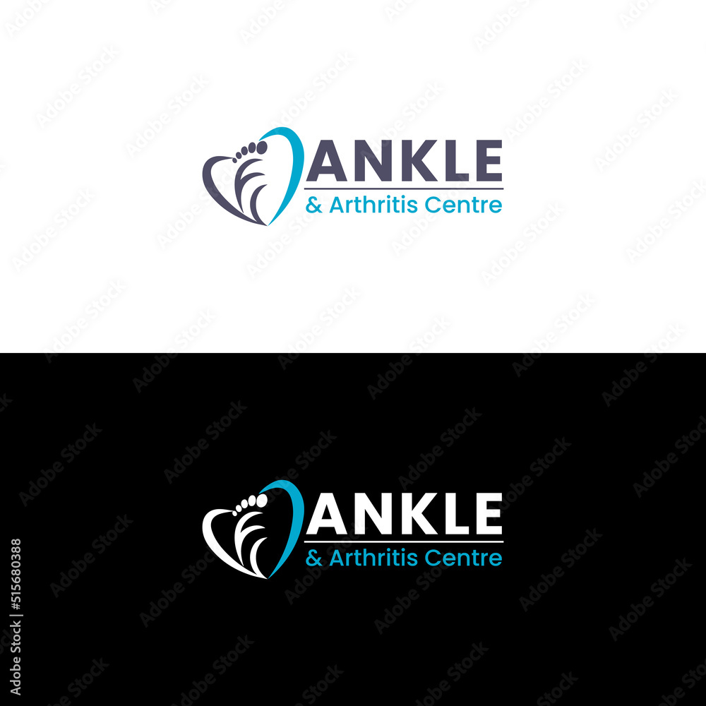 Ankle and arthritis logo design vector illustration Stock Vector ...
