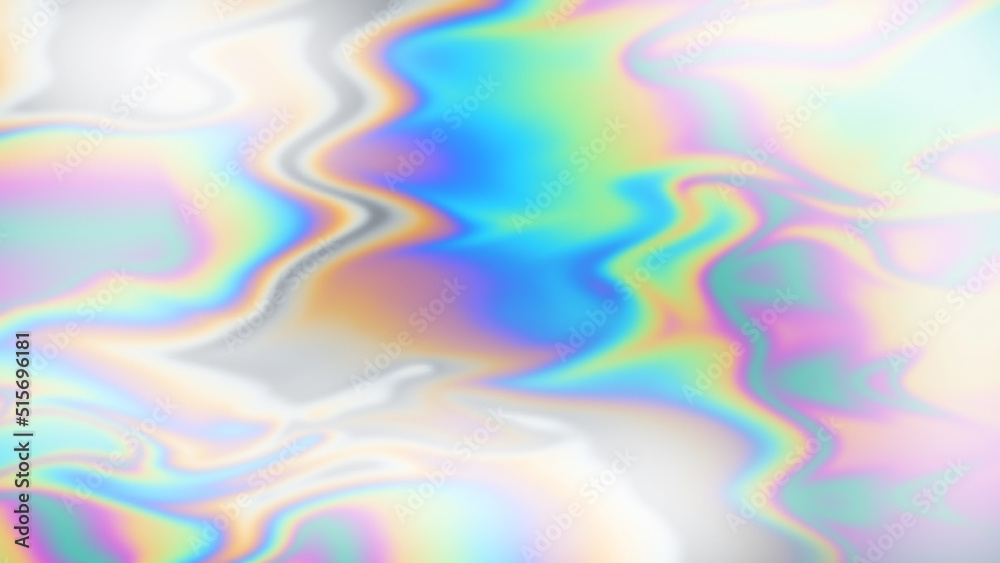 Abstract holographic background with place for text, copy space. Oil ...