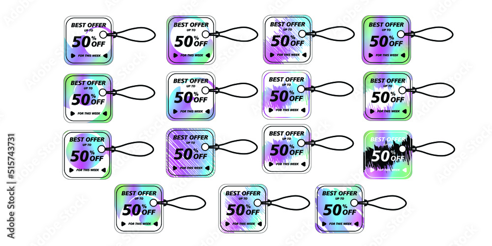 Best Rectangle Price tags sticker. Price labels with various shapes ...
