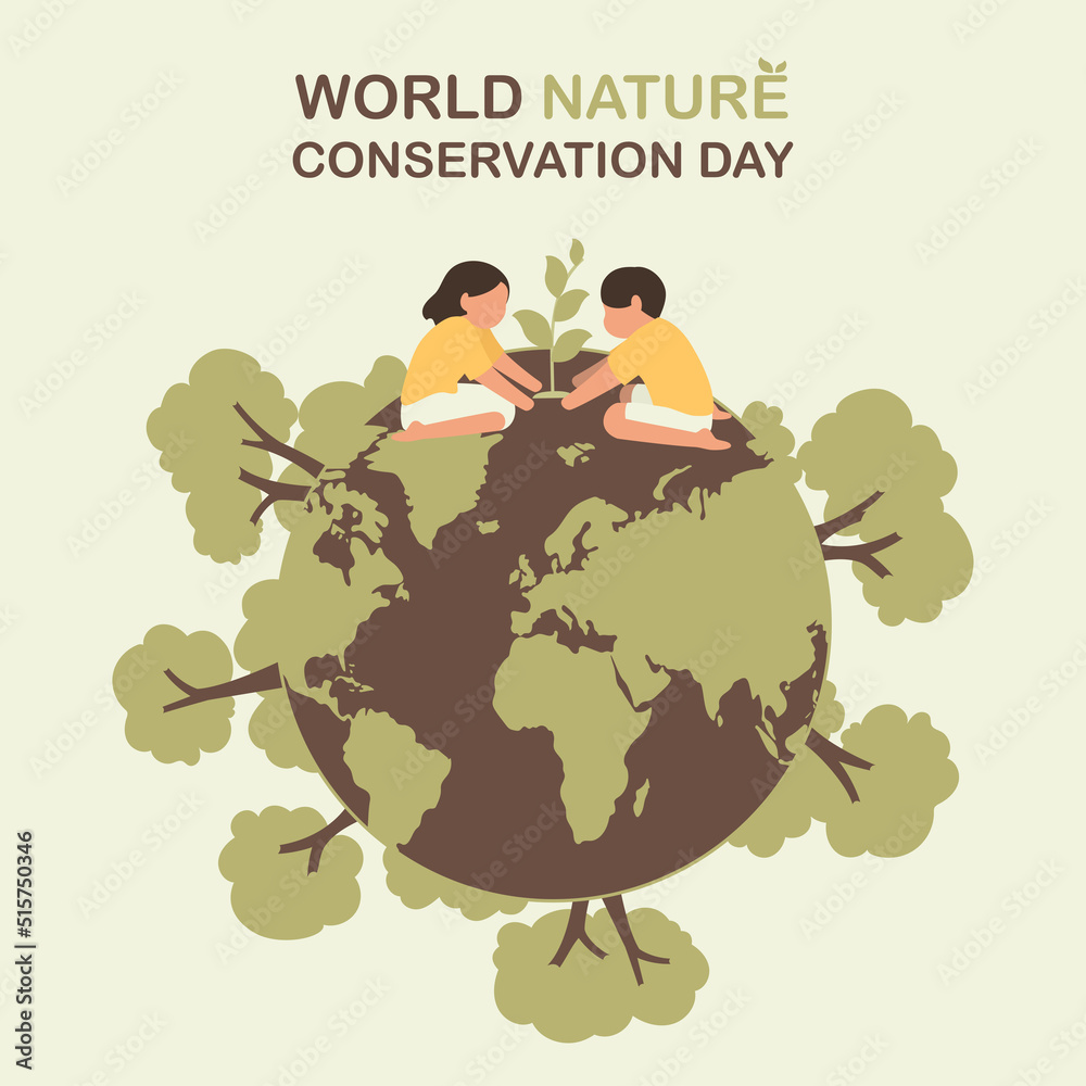 World Nature Conservation Day poster Stock Vector | Adobe Stock