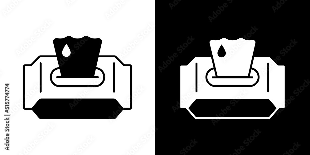 Cleansing wet wipes vector set. Antibacterial hand wipes pack, personal ...