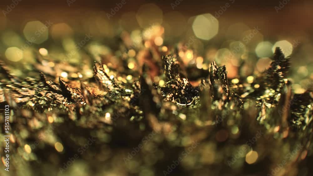 Magnetic Strikes moved by magnet force, Fluid art painting video ...