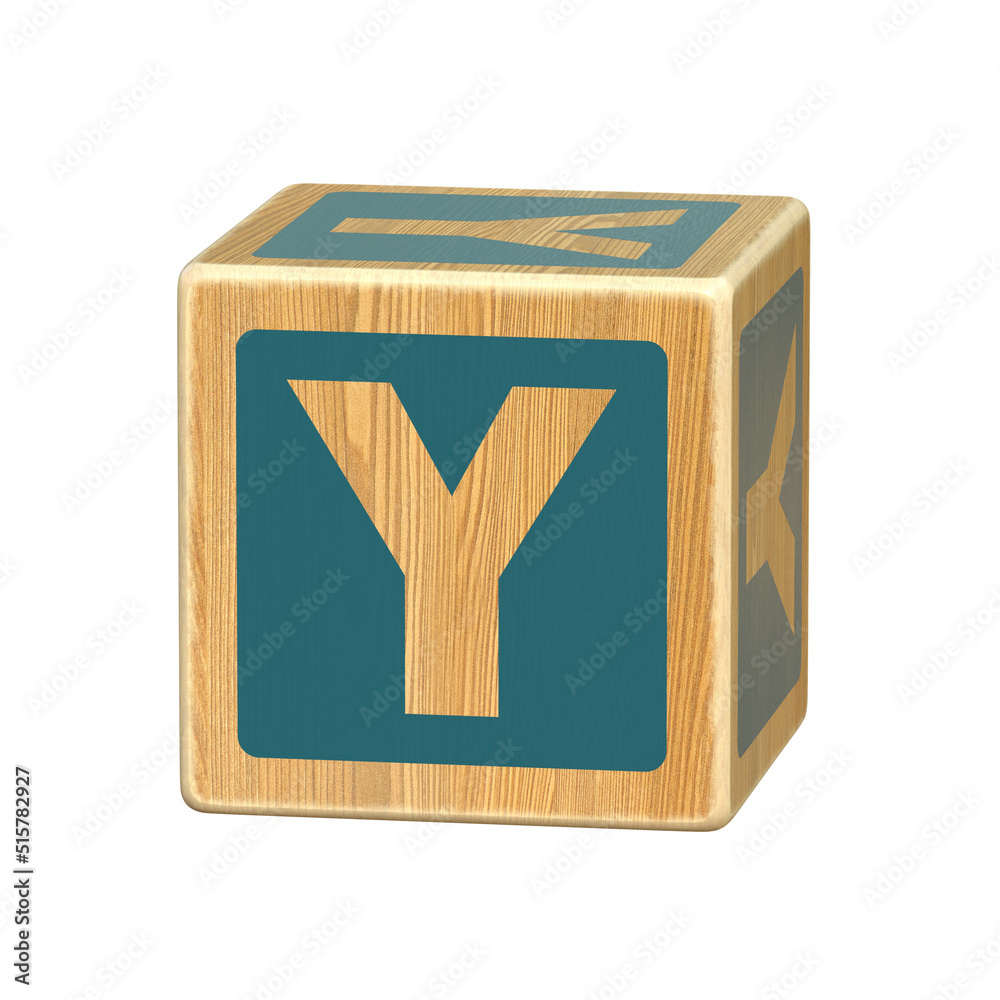 Letter Y, Wooden Blocks font for Toddlers, Wood Alphabet Blocks, ABC ...