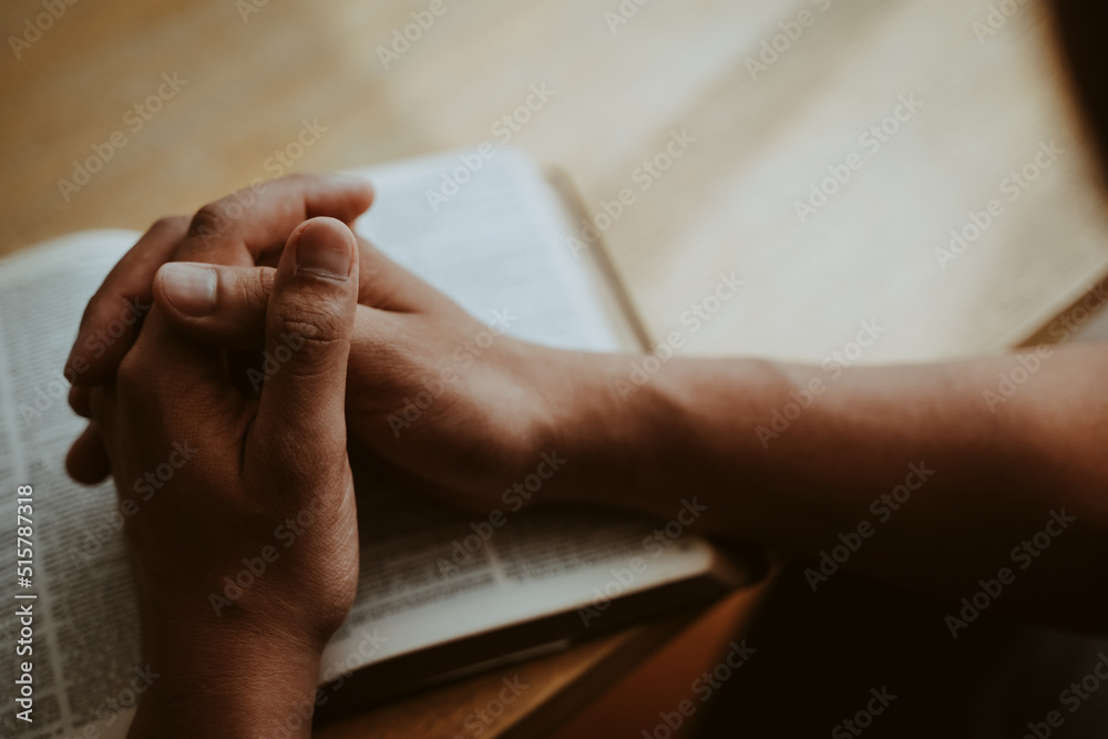 Christian Crisis Prayer to God Man praying to God for a better life ...