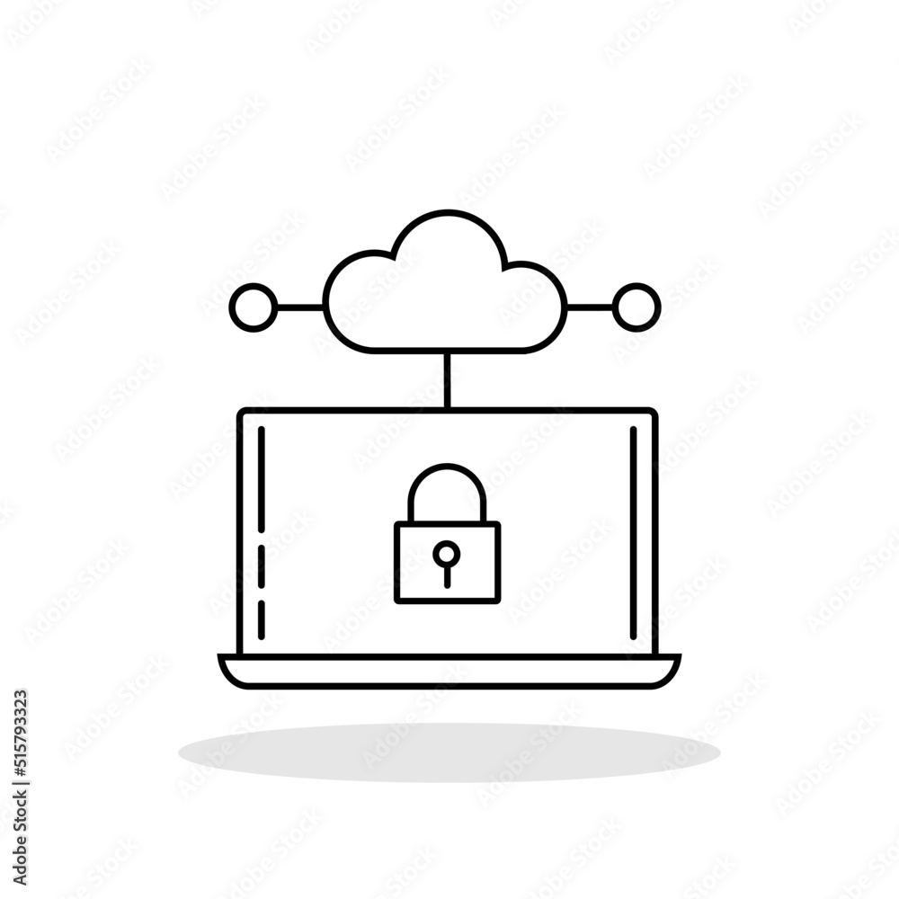 VPN icon in trendy flat style. VPN symbol for your web site design ...