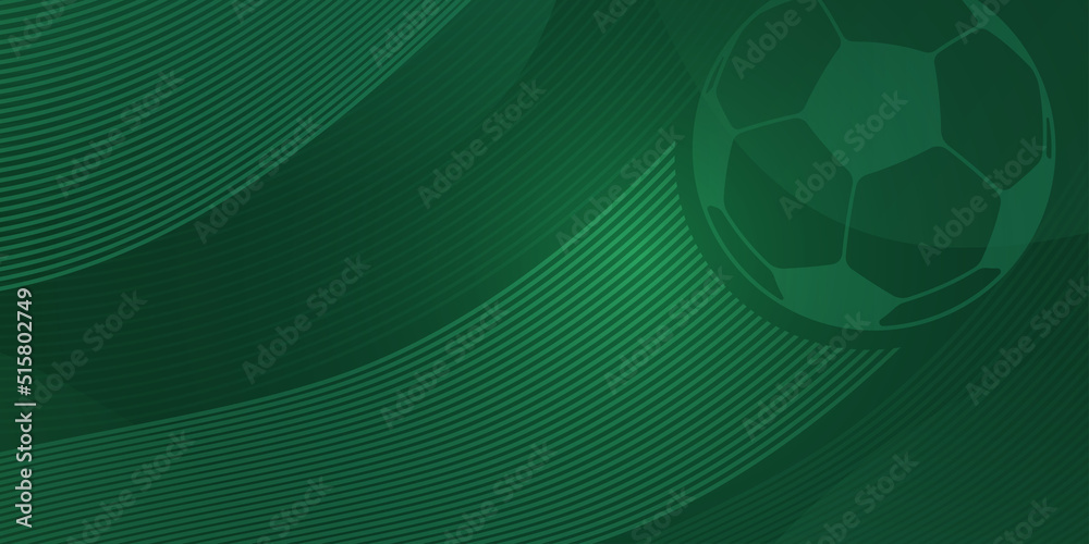 Football background in green halftones. Waves. Vector background Stock ...