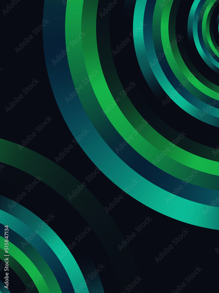Green radial abstract background for graphic design, book cover ...