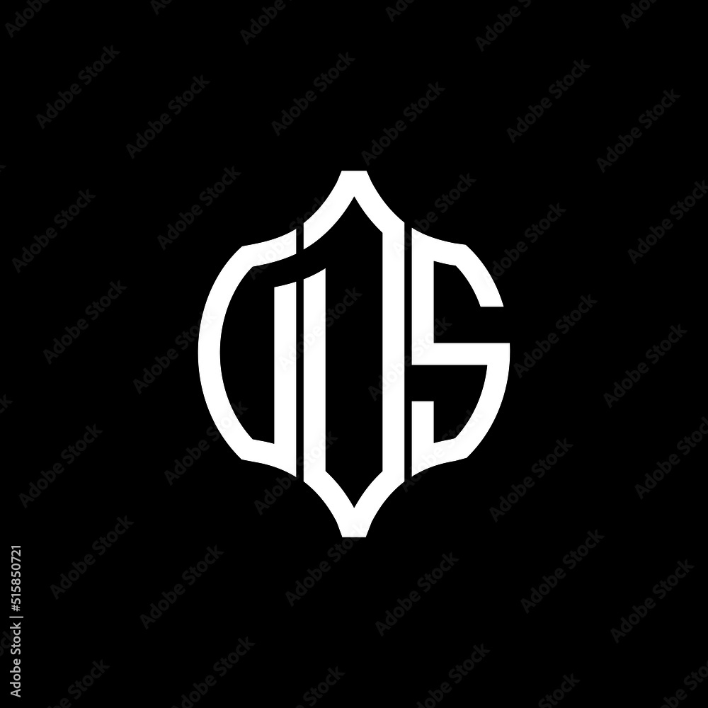 DDS letter logo. DDS best black background vector image. DDS Monogram ...