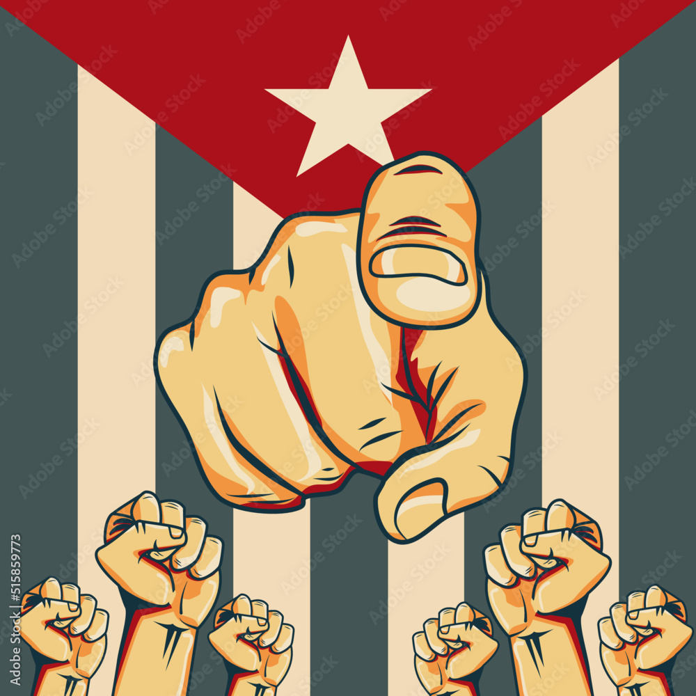 hand pointing suitable for vintage propaganda poster illustration Stock ...