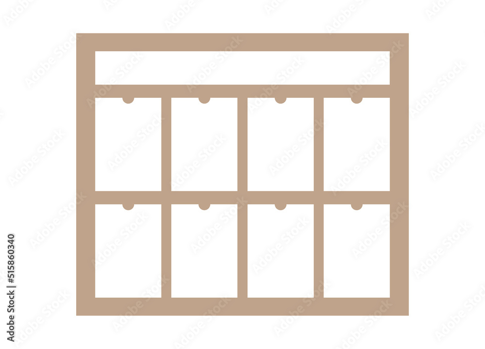 Documentation board, wall board, plan, schedule, bulletin board for ...