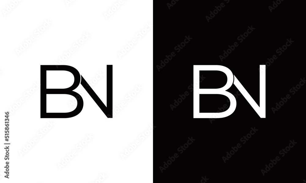 letter bn symbol logo Stock Vector | Adobe Stock