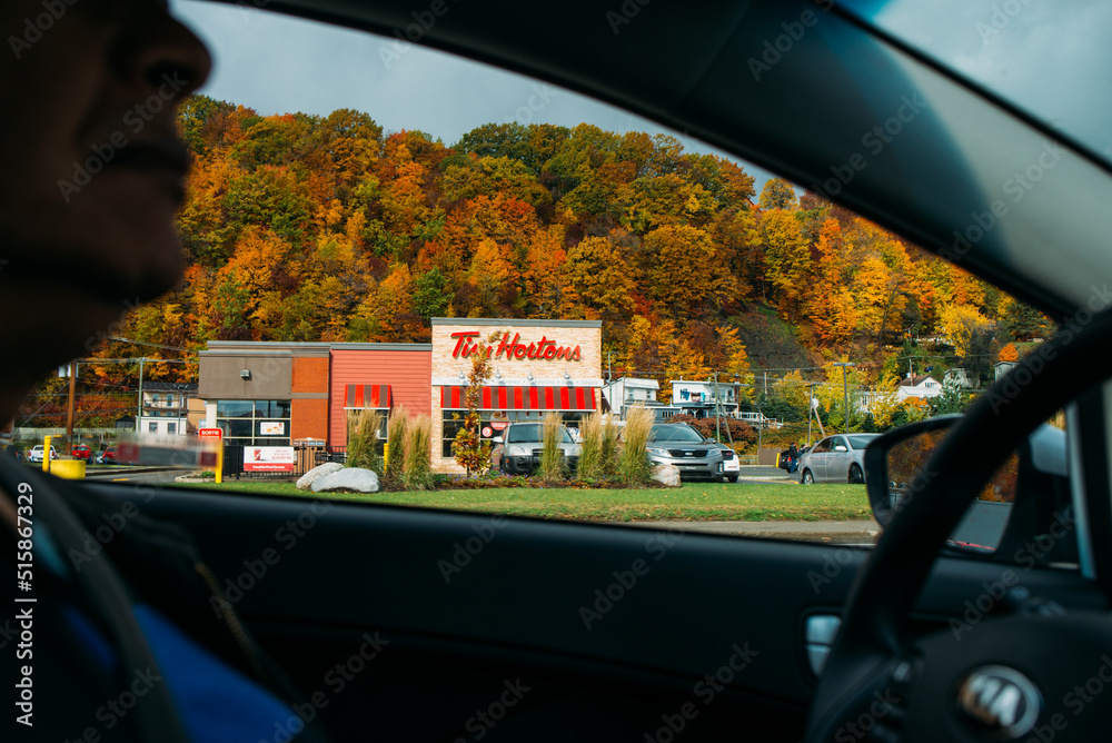 Tim Hortons - Road Trip in Canada Stock Photo | Adobe Stock