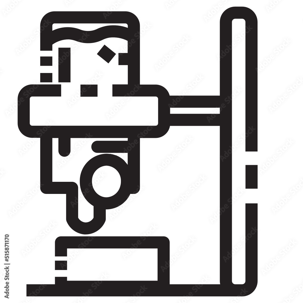 acid base chemistry laboratory titration tools icon Stock Vector ...