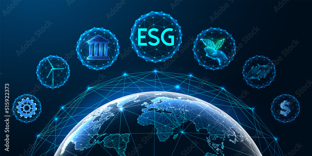 Photo & Art Print Concept of environmental social governance ESG ...
