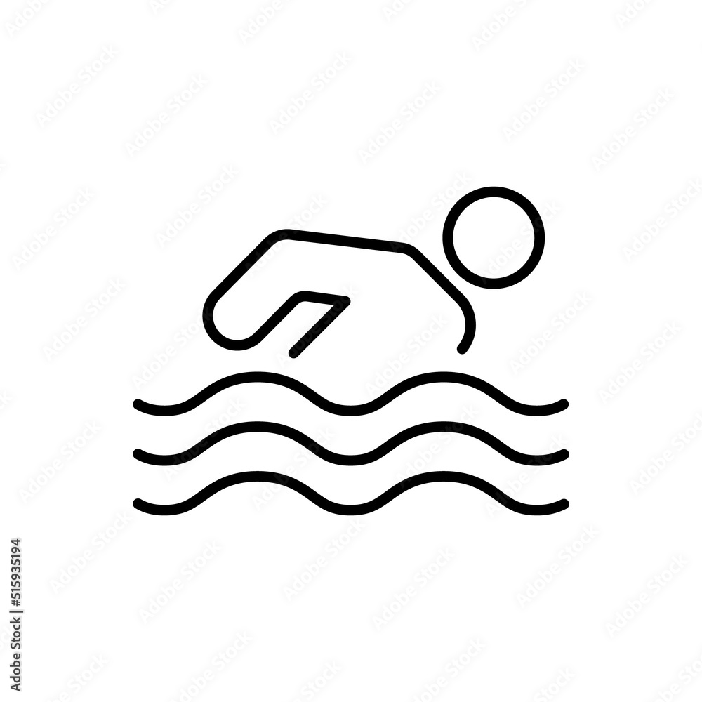 Stick Figure Diver