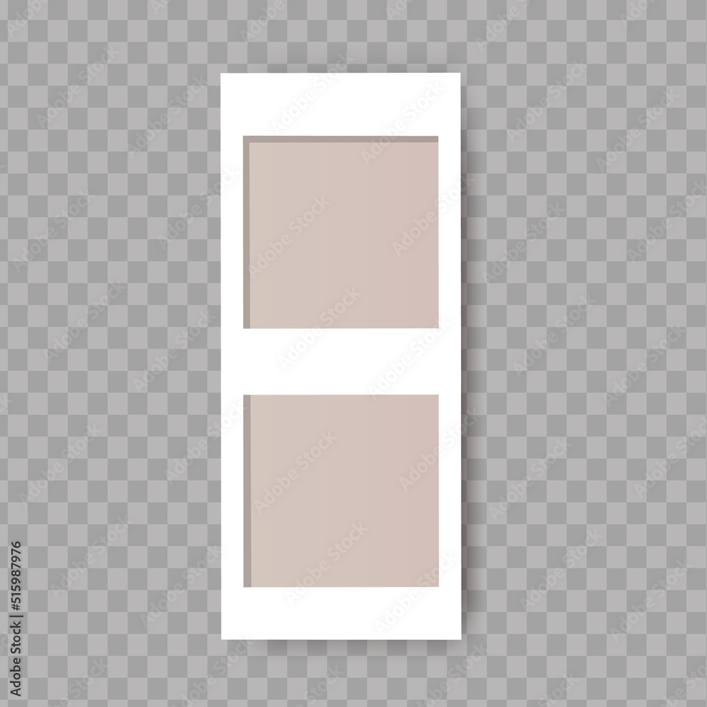 Set of realistic empty photo frames compositions.Modern photo frames ...