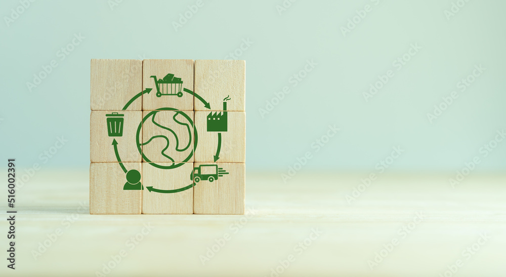 Growing sustainability. LCA-Life cycle assessment concept. Assessing ...
