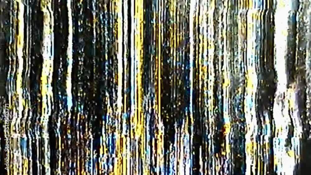 Vidéo Stock Static noise texture. 8bit glitch. Distortion overlay. Blue ...