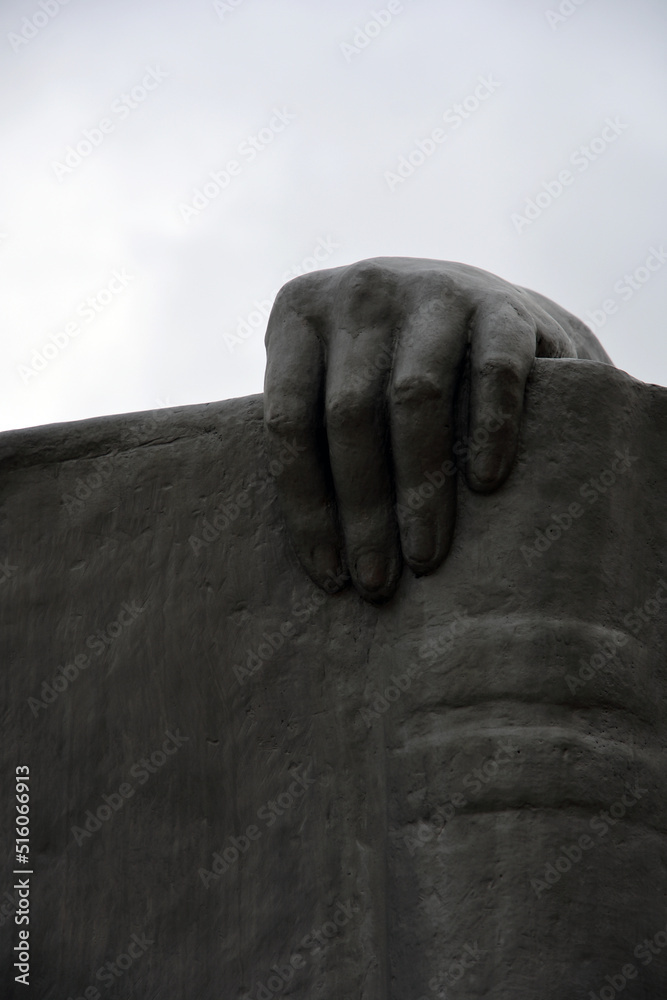 MOSCOW - OCTOBER 17, 2021: Statue of a student by Moscow State ...