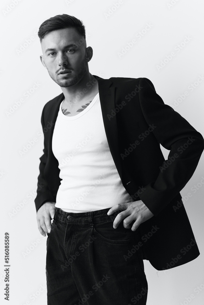 Modelling snapshots. Self-confident narcissistic attractive handsome ...