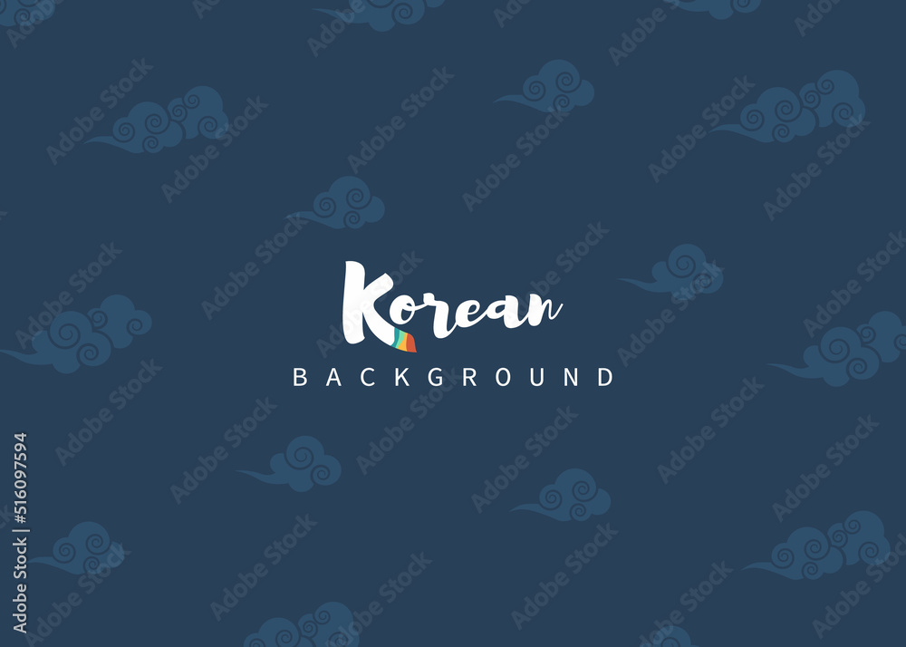 Vector of traditional Korean background Stock Vector | Adobe Stock