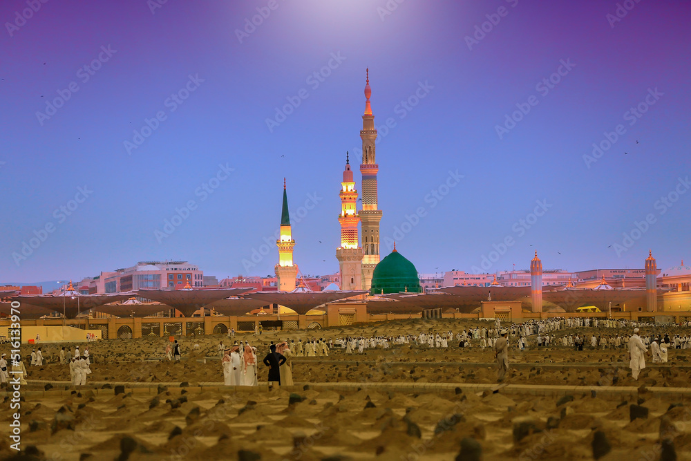 Medina, Al-Madinah Al-Munawwarah, Saudi Arabia - Al Masjid an Nabawi ...