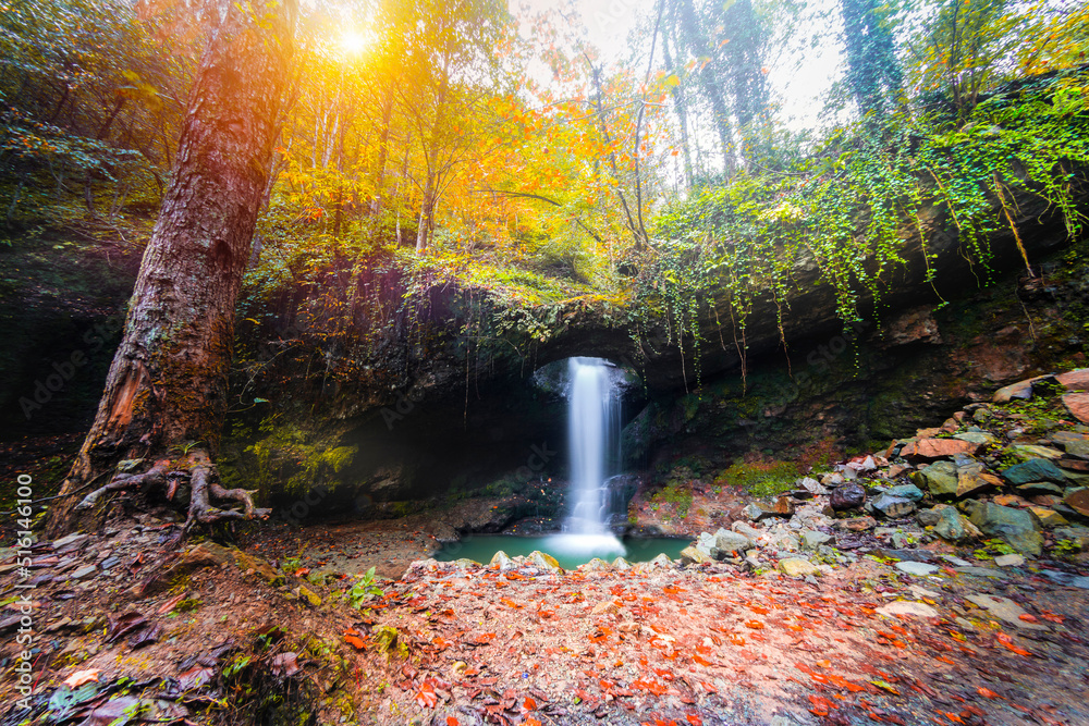 Murgul Deliklikaya Waterfall. The fascinating waterfall in the blacksea ...