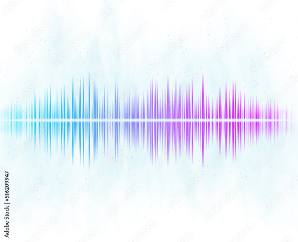 Audio spectrum background with glowing waves , sound and voice ...