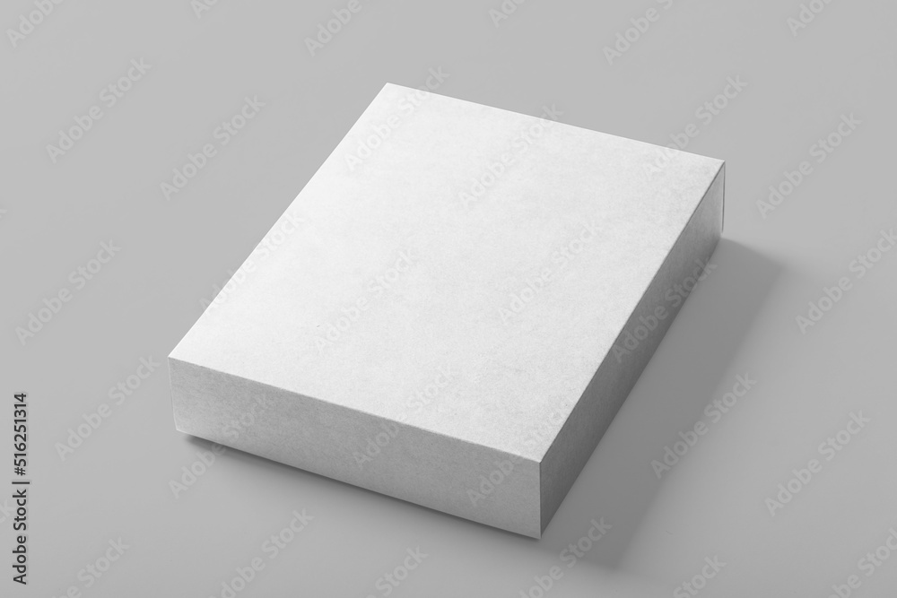 White box packaging mockup template with copy space for your logo or ...