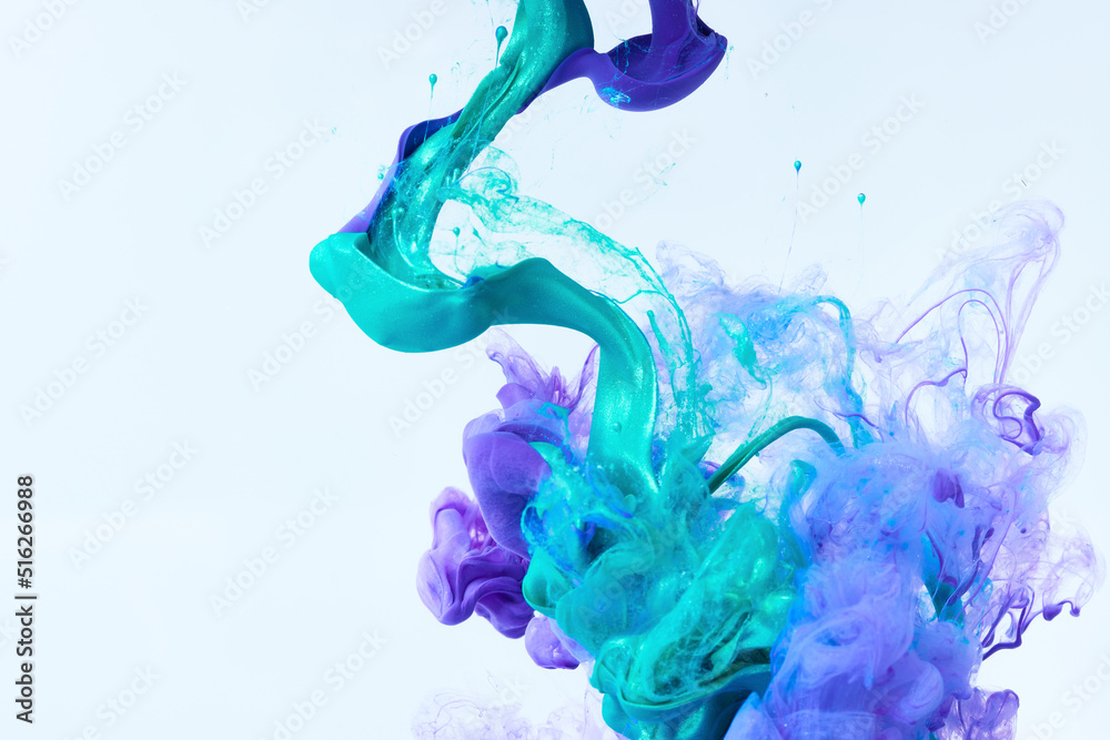 Abstract art background with flowing paints Stock Photo | Adobe Stock