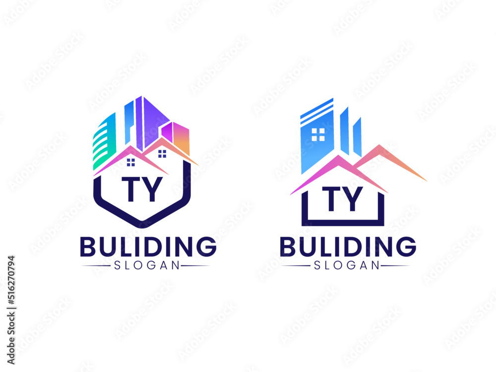 TY Creative real estate logo, TY Construction TY Architecture TY ...