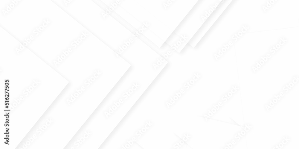 Abstract white background with diamond and triangle shapes layered in ...