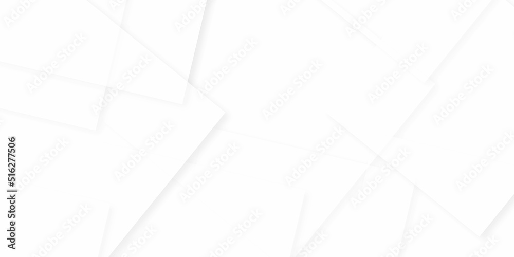 Abstract white background with diamond and triangle shapes layered in ...