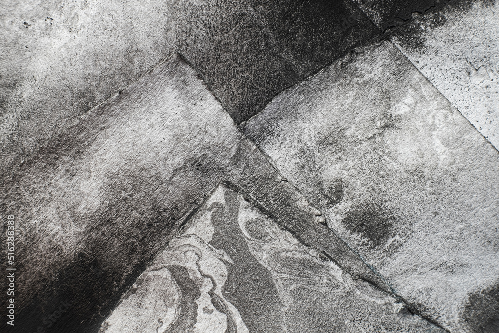 Black ink stains. Dirty paper texture. Mud splatter. Dust defect on ...