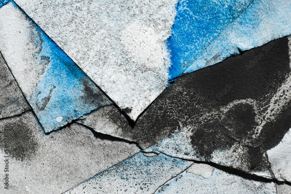 Stained ripped paper texture. Grunge art background. Worn page stack ...